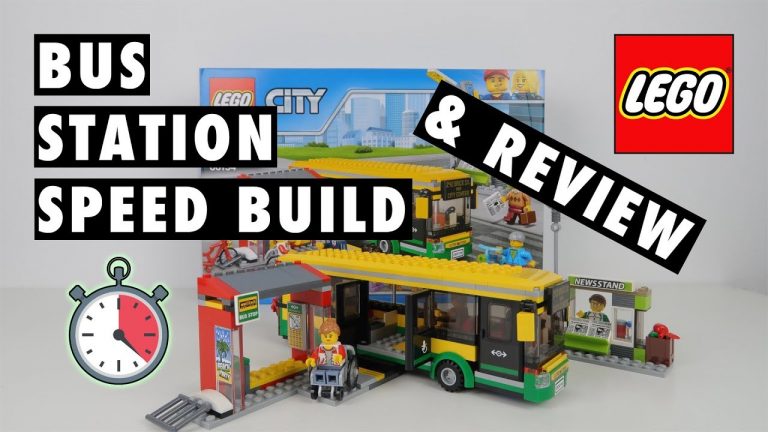 Last Stop! LEGO City Bus Station 60154 - Speed Build Review! - GJBricks ...